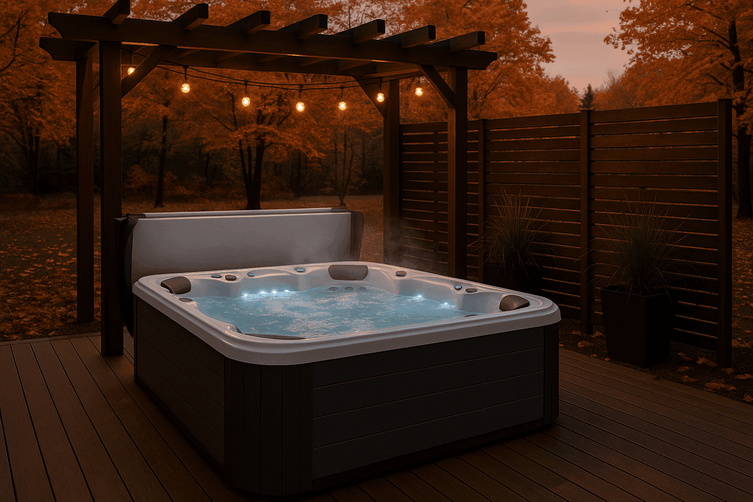 Fall Is the Perfect Time for Luxury Hot Tubs for Fall – My Luxury Home Spa